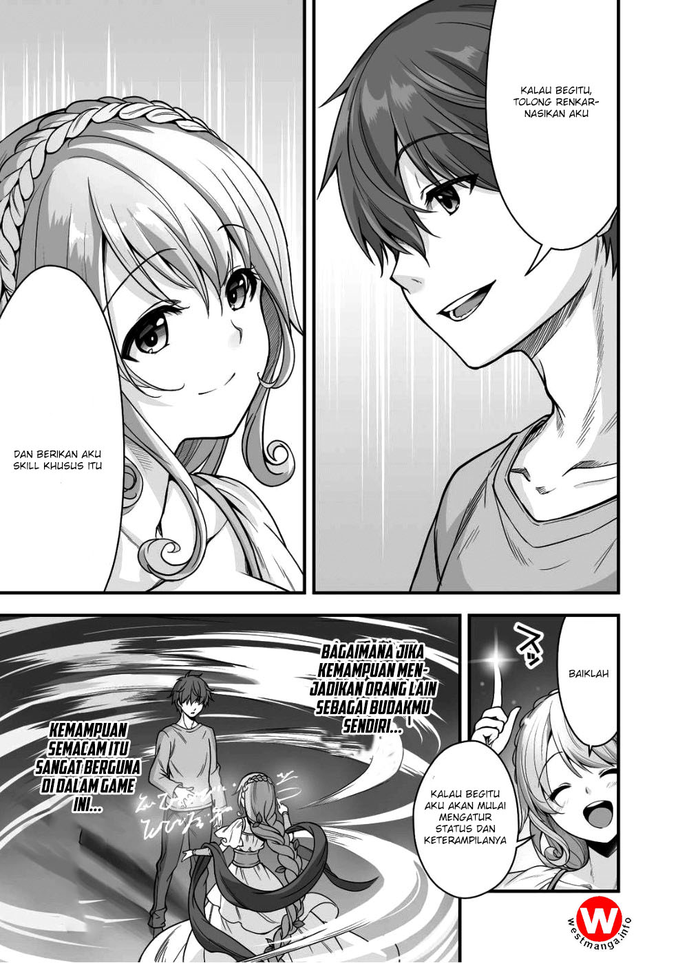 Komik VR Eroge yattetara Isekai ni Tensei shita no de, Bishoujo Maou wo ...